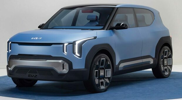 Kia, all'IAA Mobility 2025 svela EV4 e nuovo concept EV2. In mostra il suv EV5 e il PV5