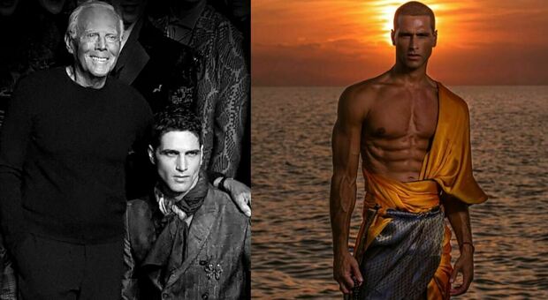 Fabio Mancini, chi è il super modello di Giorgio Armani ospite a Le ...