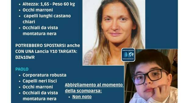 Francesca Testa scomparsa con il figlio di 12 anni, l'appello: «Ha ...