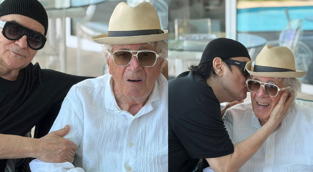 Renato Zero e Peppino di Capri, l'abbraccio a sorpresa commuove i fan ...