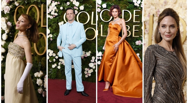 Golden Globes 2025, le pagelle dei look: Ariana Grande sbaglia taglia (5), Angelina Jolie ...