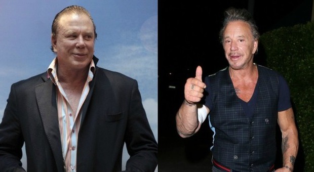 Mickey Rourke torna in gran forma a 62 anni: abbronzatura e tattoo in ...