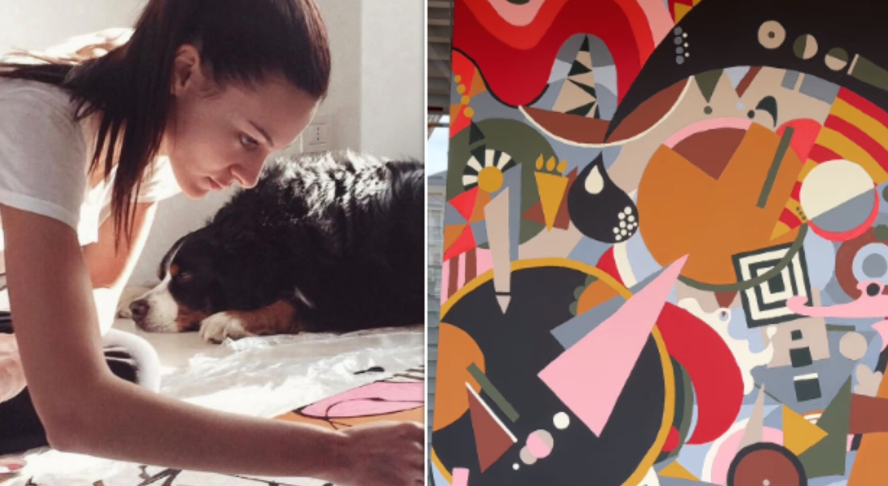 Paola Turani pittrice per passione, l'opera self made mostrata ai fan ...