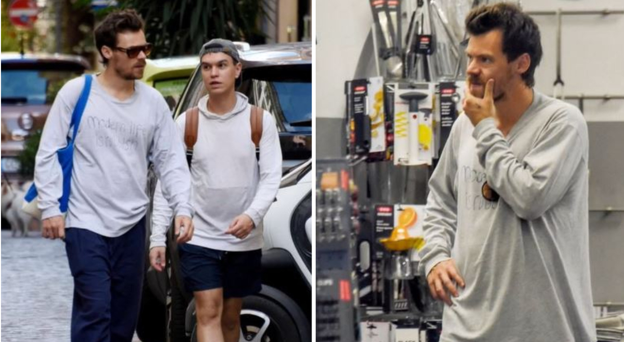 Harry Styles fa shopping a Roma: avvistato in un negozio di utensili ...