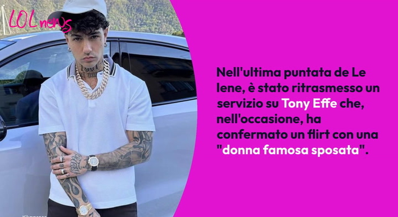 Tony Effe, la confessione sul flirt con una vip sposata: «Mi scrive ...
