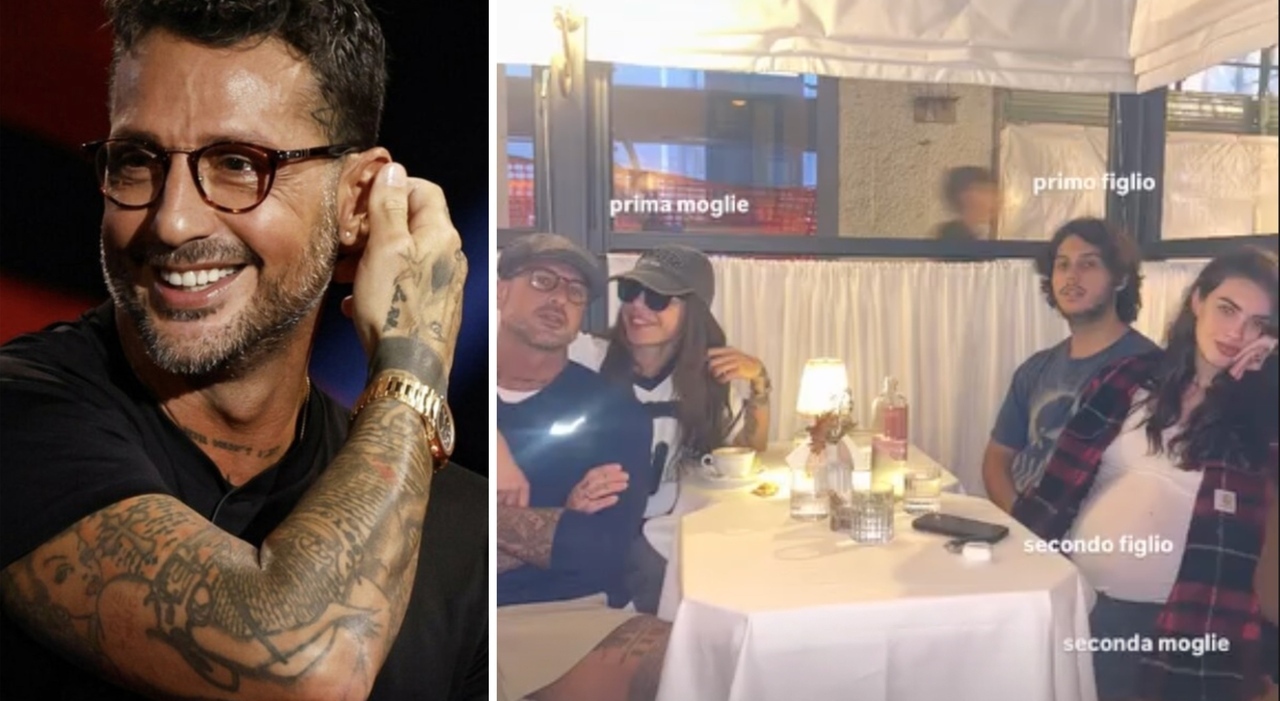 Fabrizio Corona, la cena con la famiglia (allargata) riunita: Nina ...