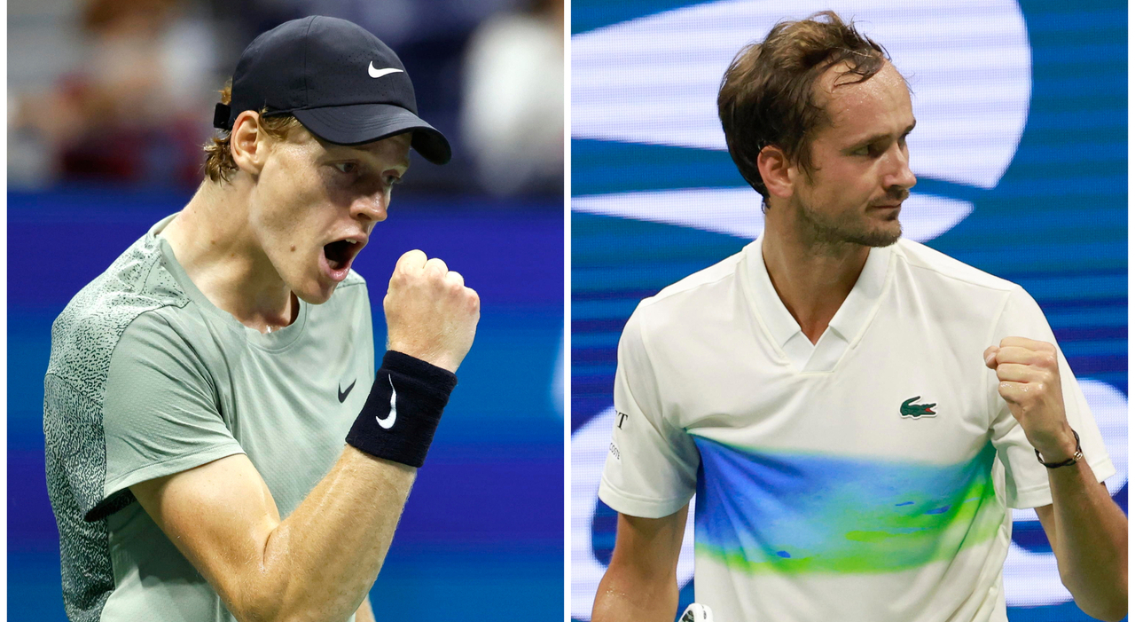 Jannik Sinner se prepara para el enfrentamiento contra Daniil Medvedev en los cuartos de final ...