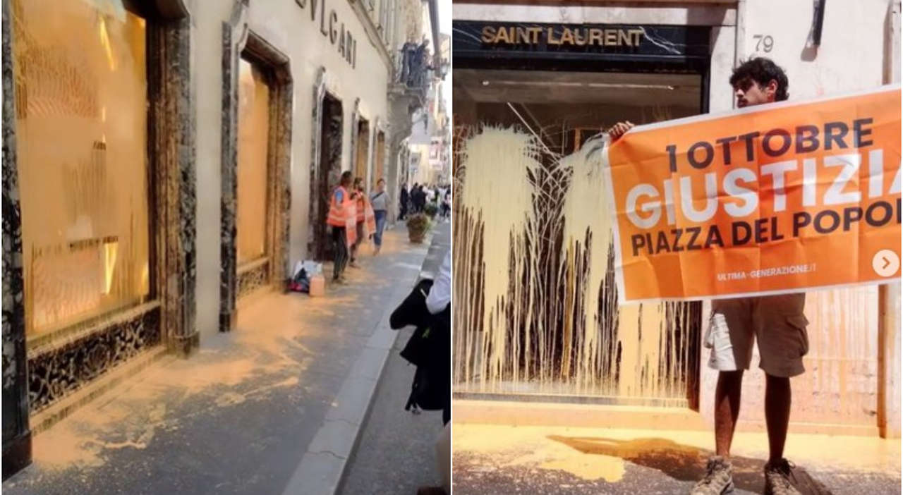 Demonstrative Action by 'Last Generation' Group in Rome