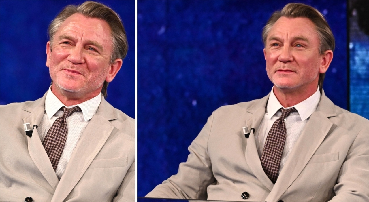 Daniel Craig a Che tempo che fa, il look che fa discutere: «Fuori forma ...