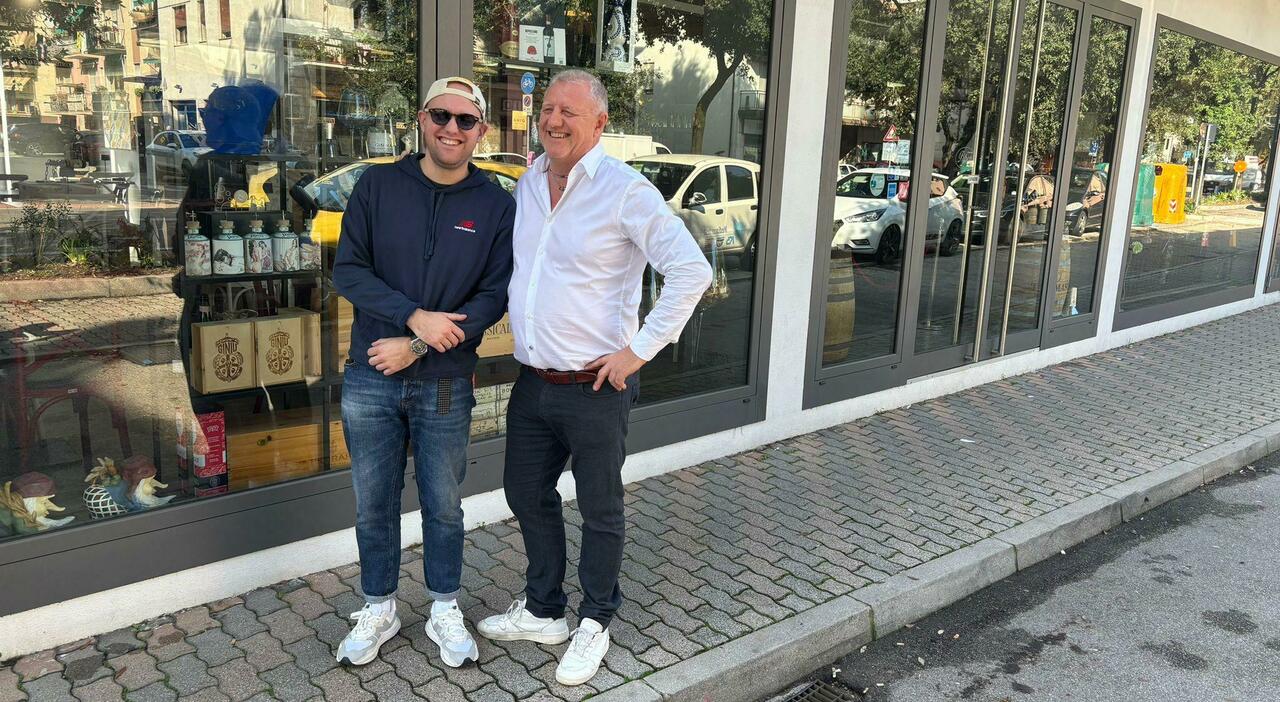 Daniele Bigozzi, il titolare del bar Piper, insegue il ladro e lo fa ...