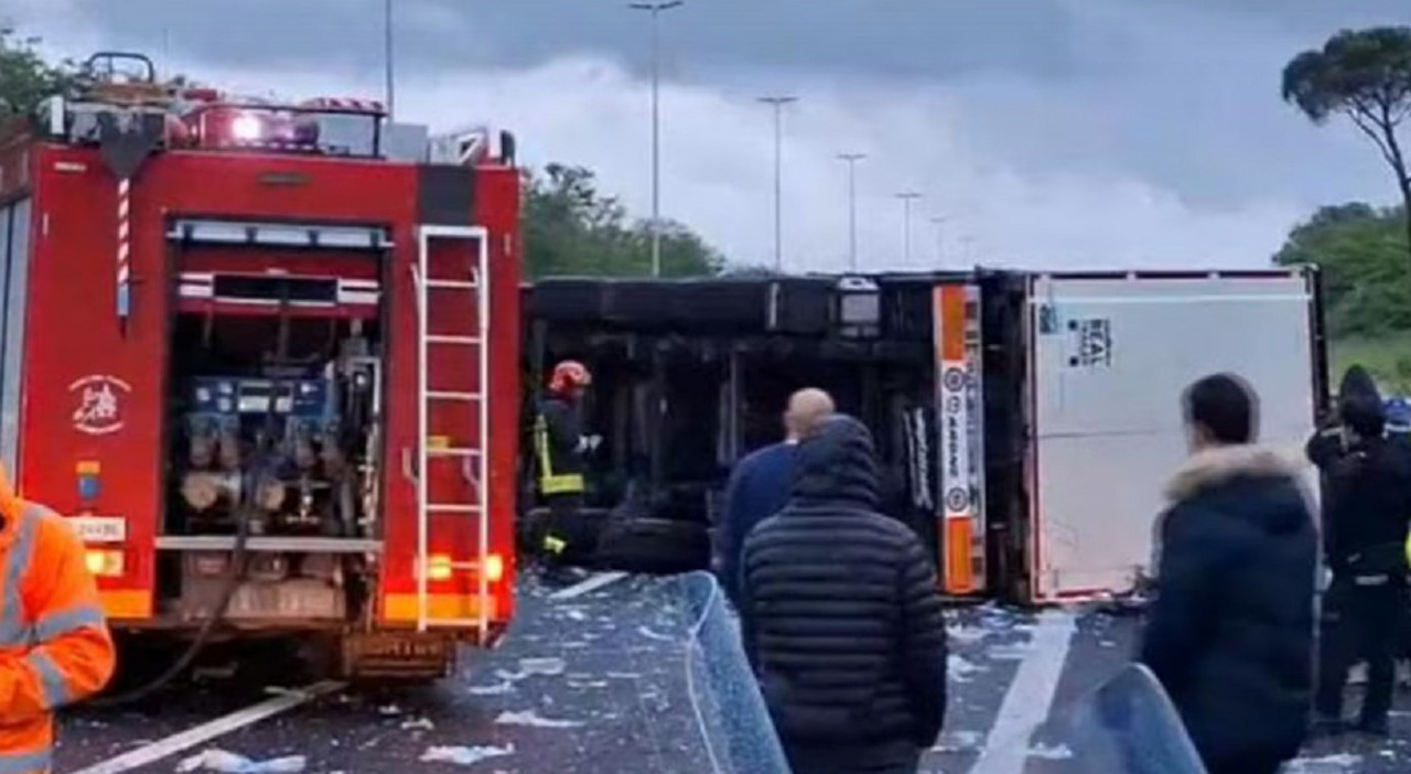 Accidente en el Anillo de Roma