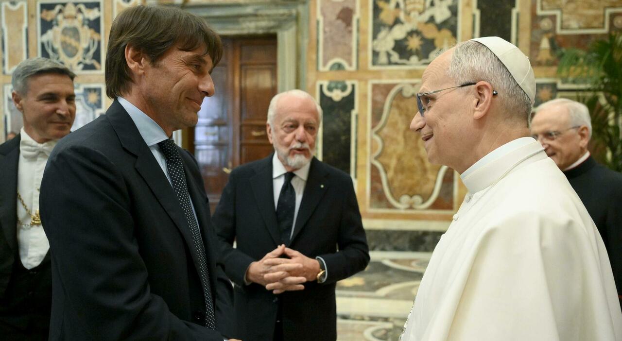 Papa Leone XIV incontra il Napoli, l'udienza dura troppo e i calciatori ...