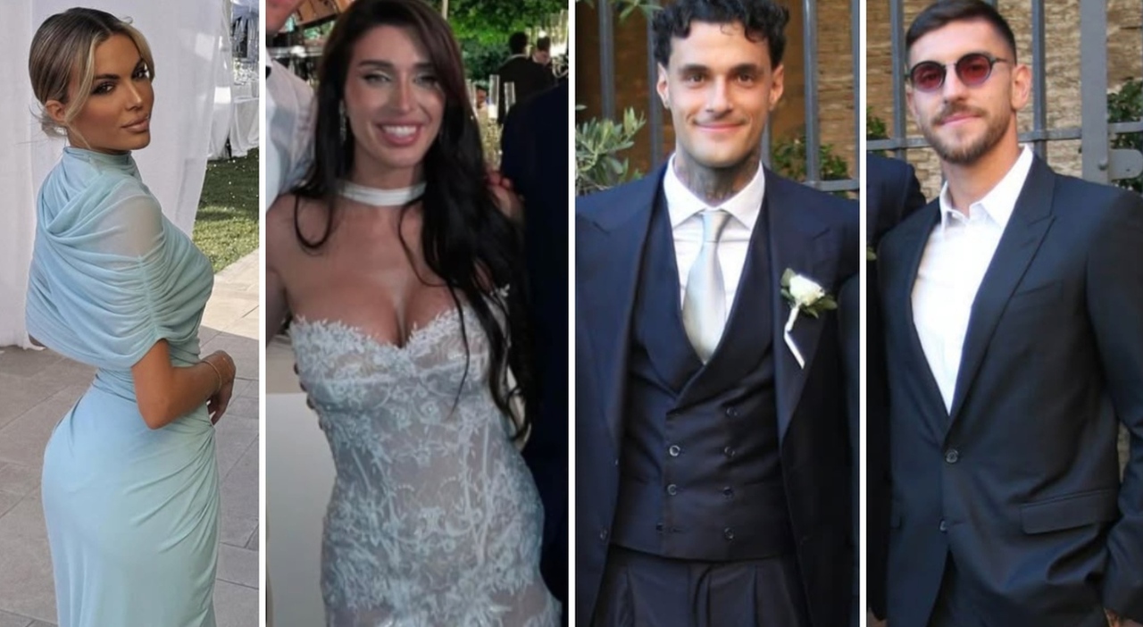 Matrimonio Gianluca Scamacca e Flaminia Appolloni, pagelle look: la ...