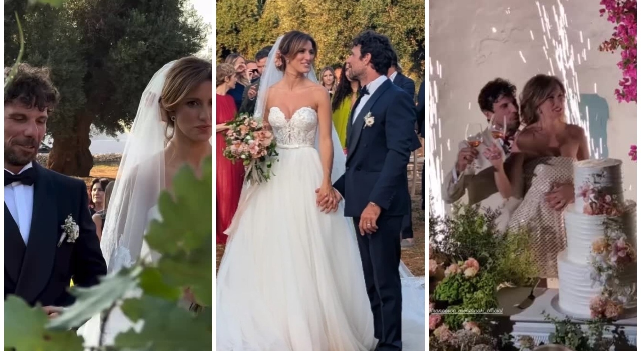 Francesco Montanari e Federica Rosino, il matrimonio in una masseria in ...
