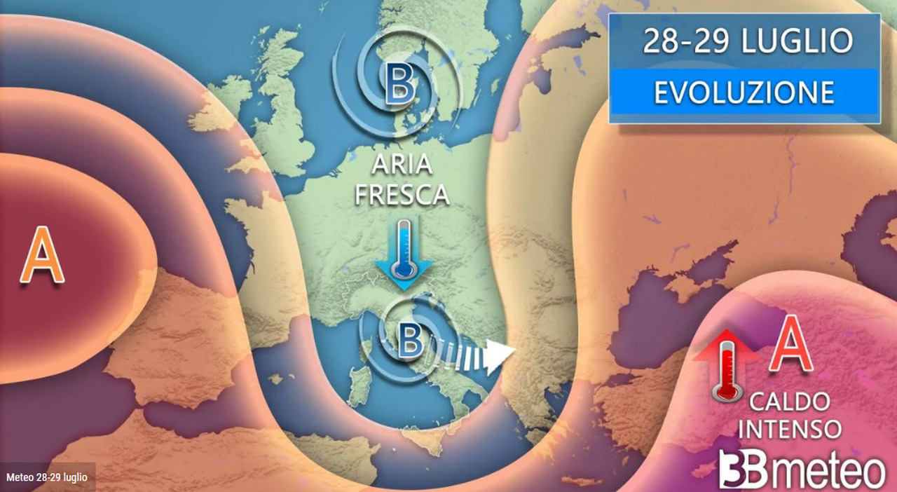 Grandinate e vento forte, nuova allerta per temporali in arrivo: attese ...