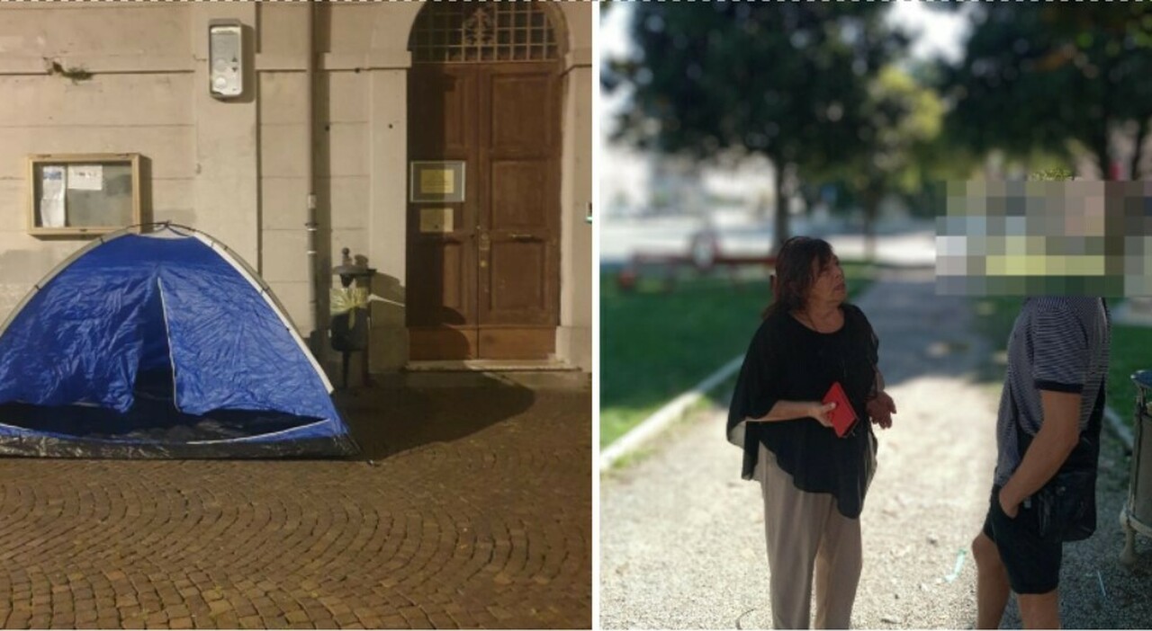 Accampato in tenda davanti all'abitazione del sindaco, arriva la multa: «Chiedo solo una casa ...