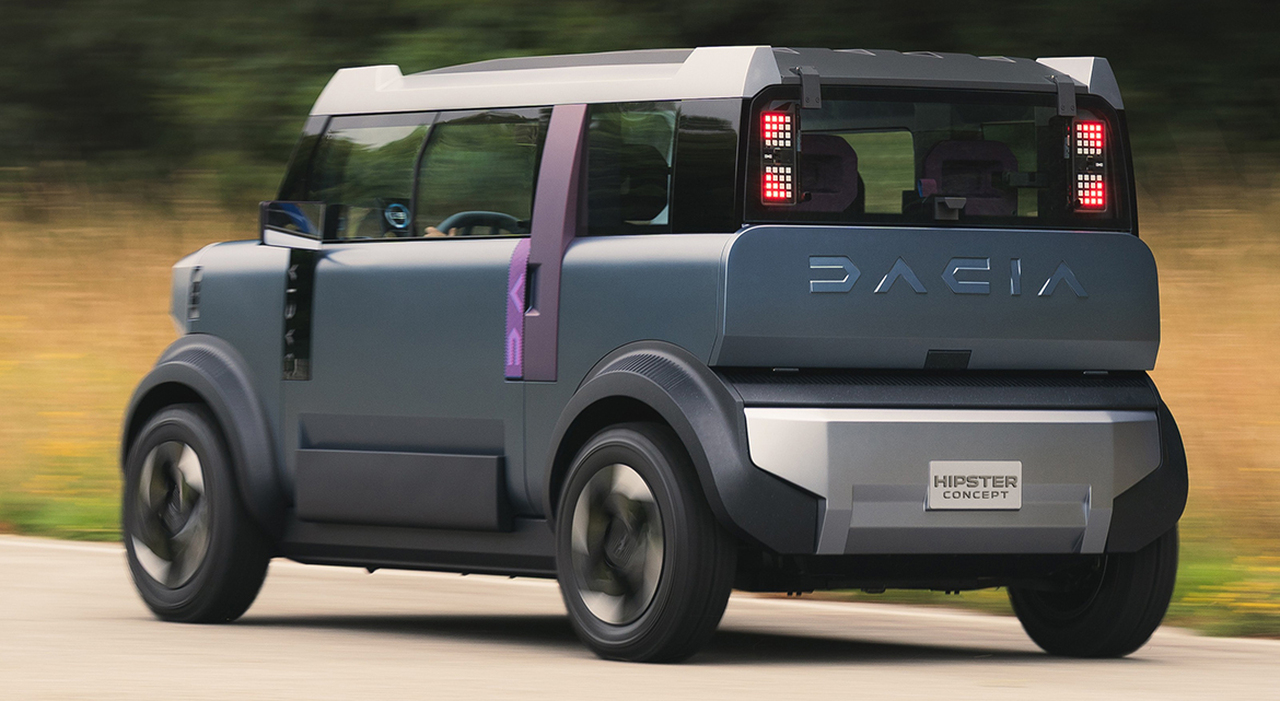 Dacia ripensa l'auto da città con il concept Hipster. Lunga 3 metri, 4 ...