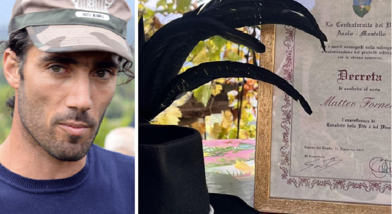 Matteo Forner nominato Cavaliere del vino, il riconoscimento al 44enne ...