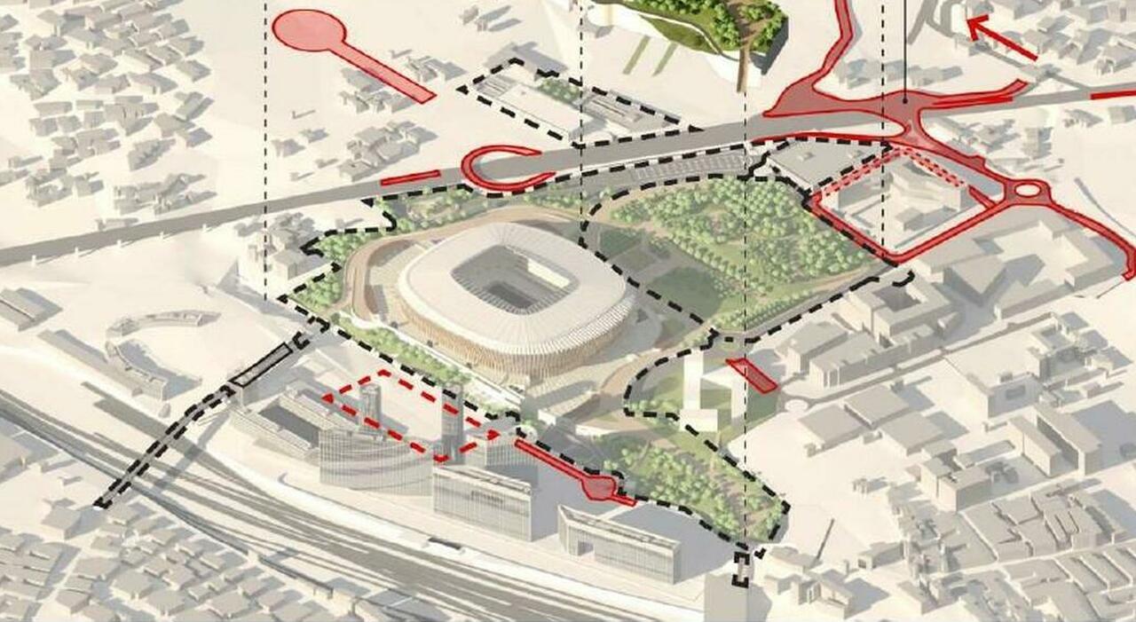 Stadio della Roma, ecco come cambierà Pietralata: dalla metro ai ponti ...