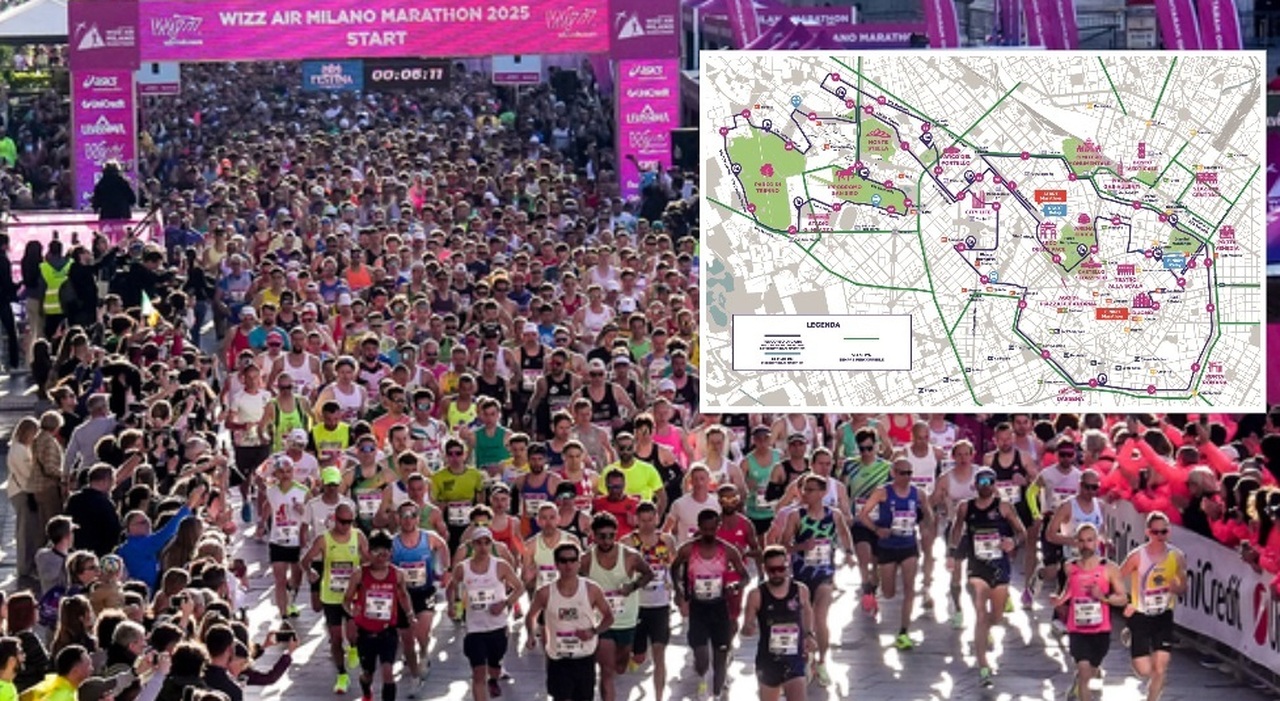 Maratona di Milano 2026, la guida: percorso, strade chiuse, orari ...