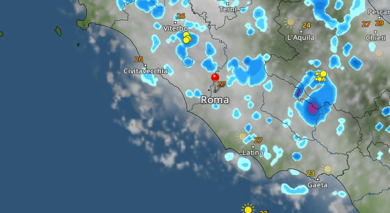 Roma entre Calor Extremo y Lluvias de Fin de Mes