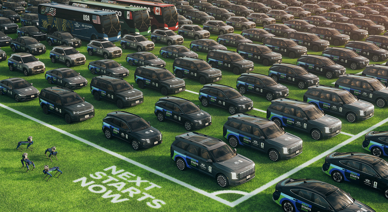 Mondiali Calcio 2026, Hyundai schiera maxi-flotta da 1.500 mezzi e ...