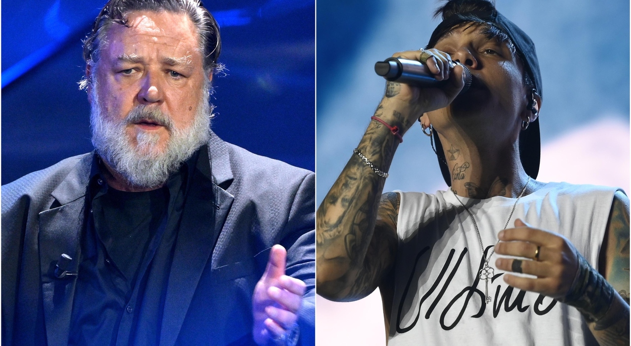 Russell Crowe: «Sono un grande fan di Ultimo. Tifa per la Roma? Lo ...