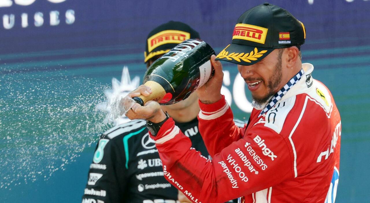 Hamilton's First Ferrari Victory Breaks the Spell