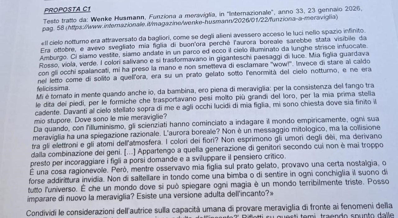 Tracce maturità 2026, la soluzione dell'intelligenza artificiale al ...