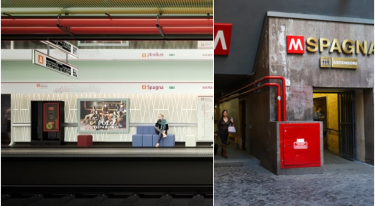Cierre de la estación Spagna de la línea A del metro de Roma para ...