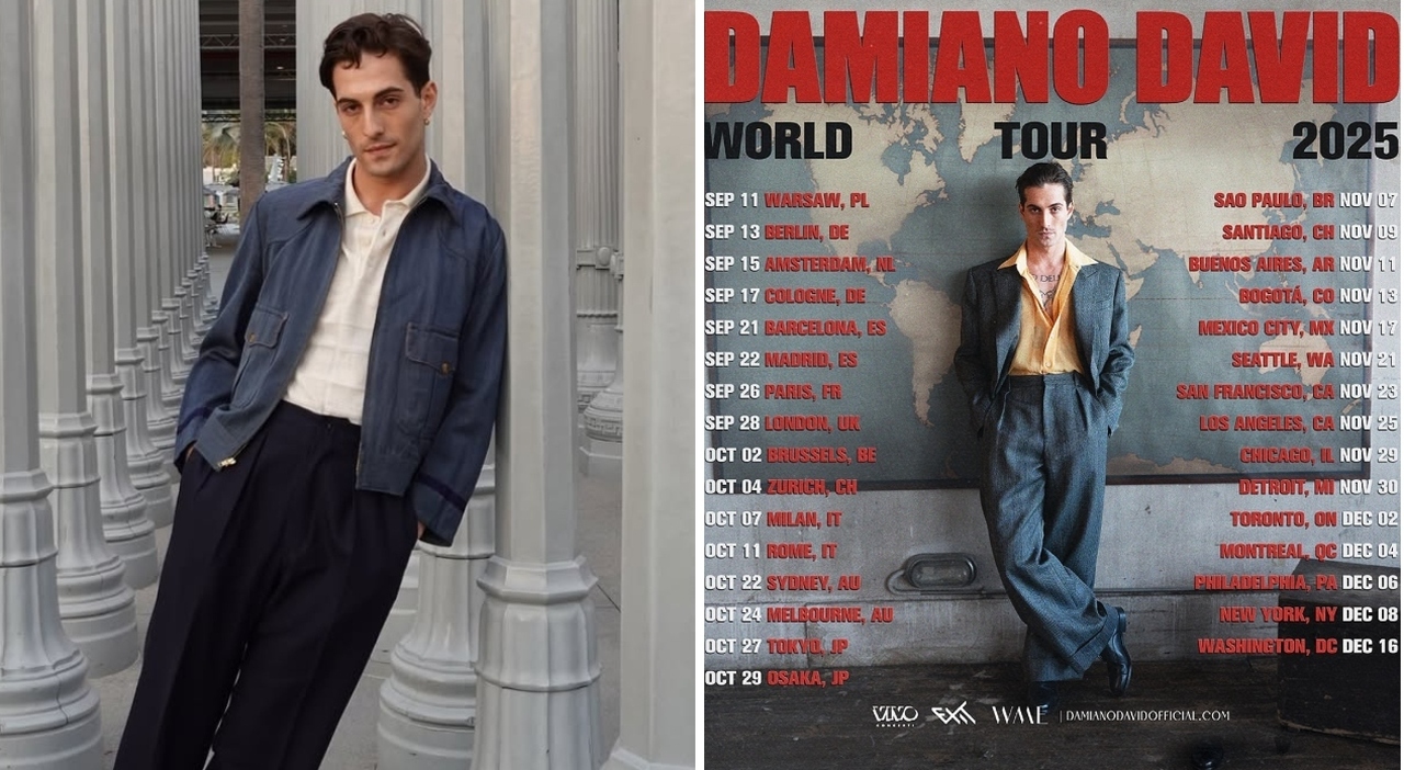 Damiano David, è caccia ai biglietti per il tour da solista (con soli ...