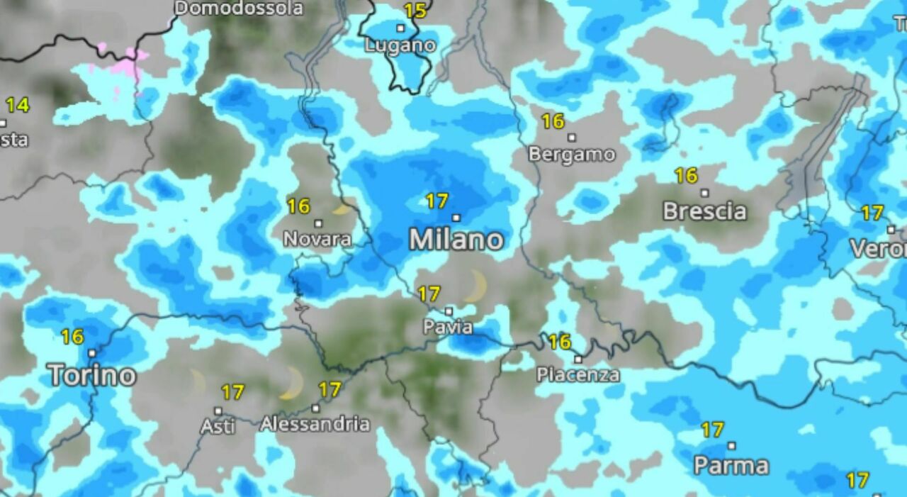 Weather Alert: Persistent Rain and Cloudy Skies in Milan and Lombardy