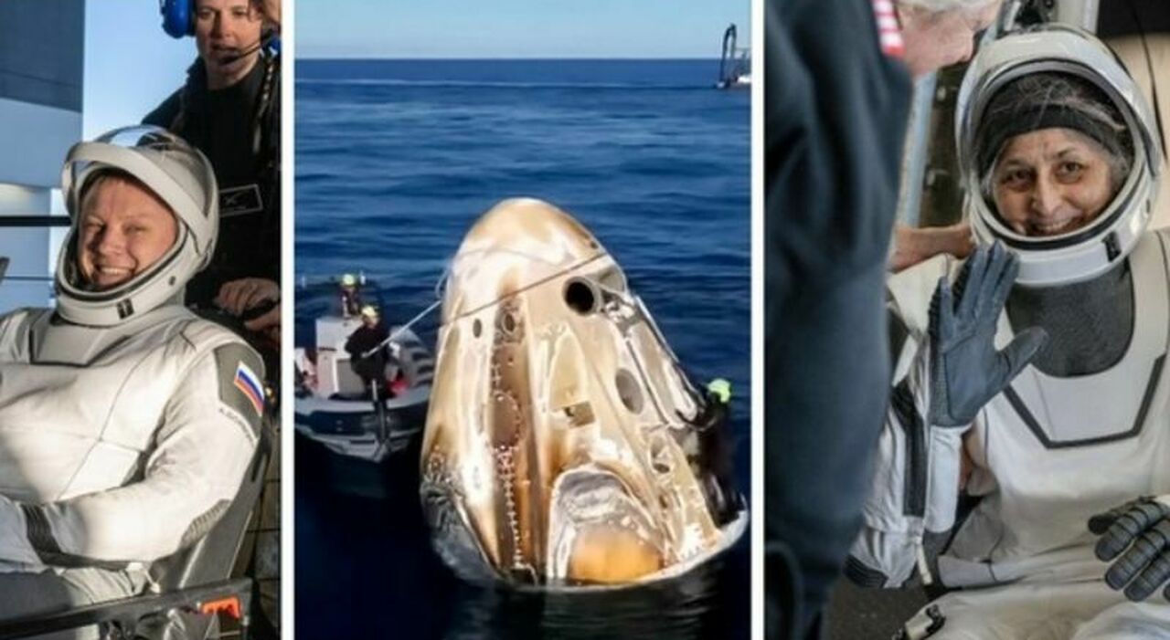 Gli astronauti bloccati 9 mesi nello spazio tornati sulla Terra: come ...