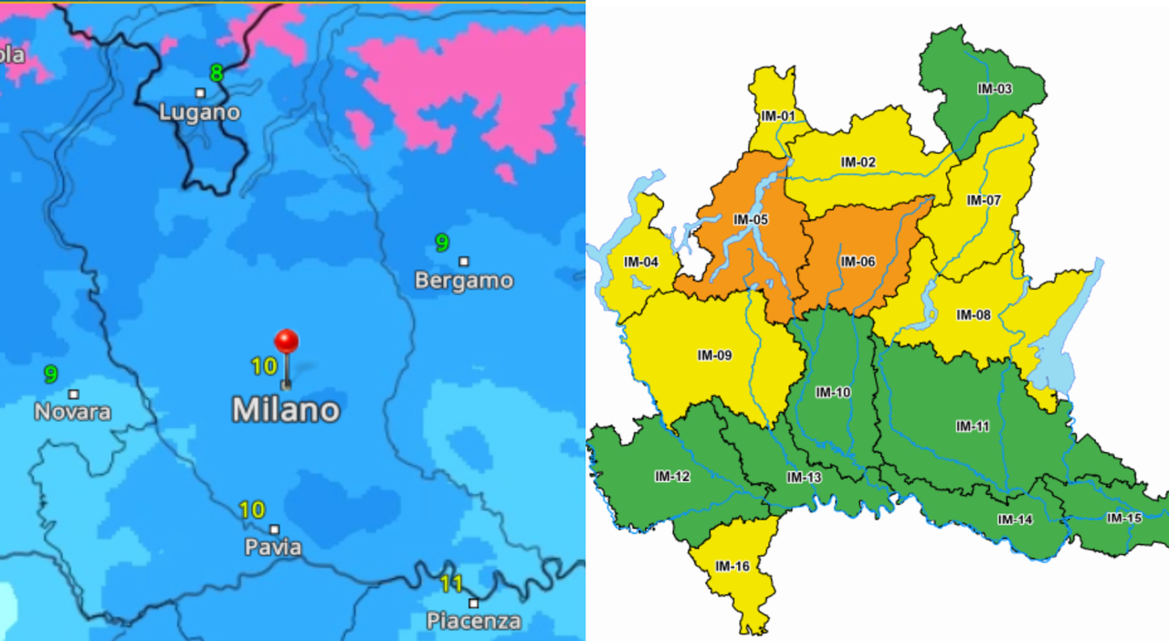 Weather Alert: Storms and Heavy Rains Expected in Milan and Lombardy ... Weather Alert: Storms and Heavy Rains Expected in Milan and Lombardy ...