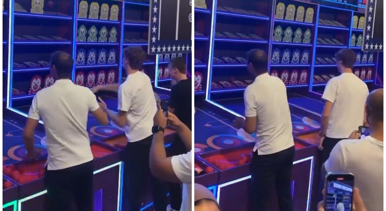 Sinner batte tutti anche nel tiro a segno in una sala giochi di Riad ...