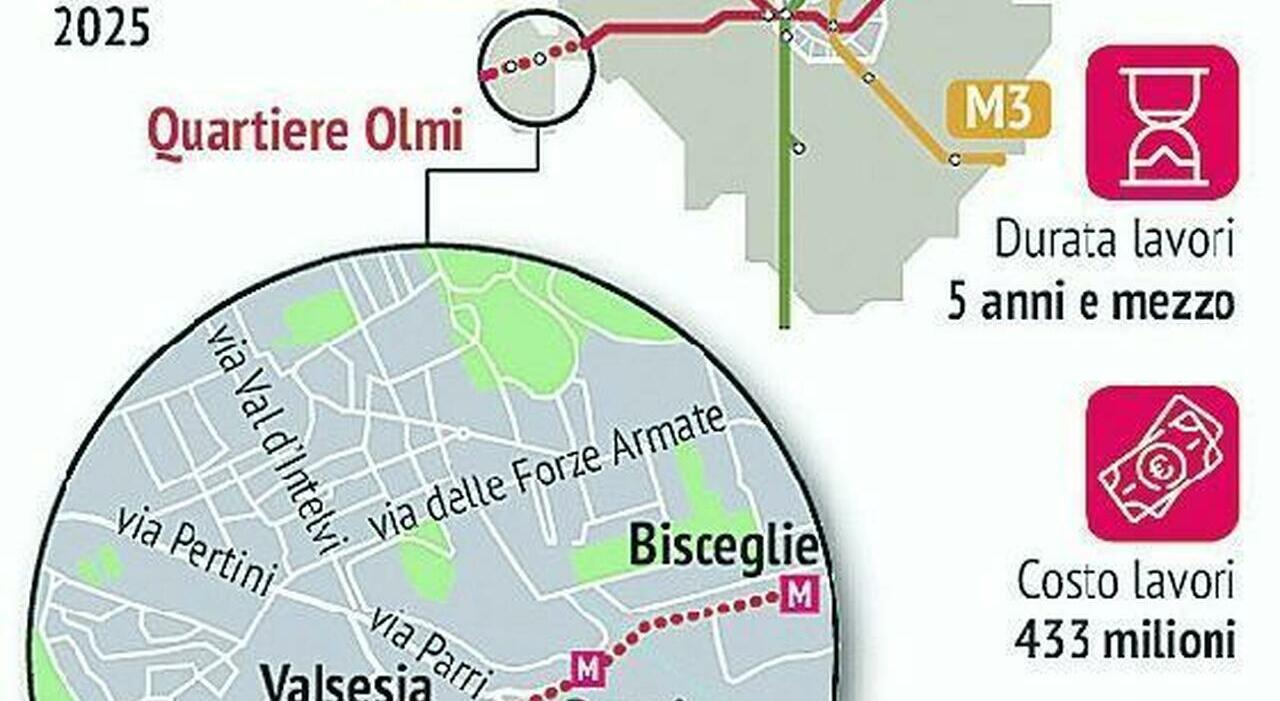 Milano, avanti tutta per la Linea 1. La metro rossa si allunga ...
