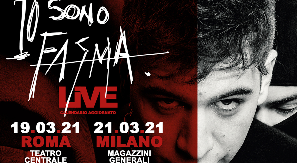 Fasma, concerti a Roma e Milano rimandati: le nuove date