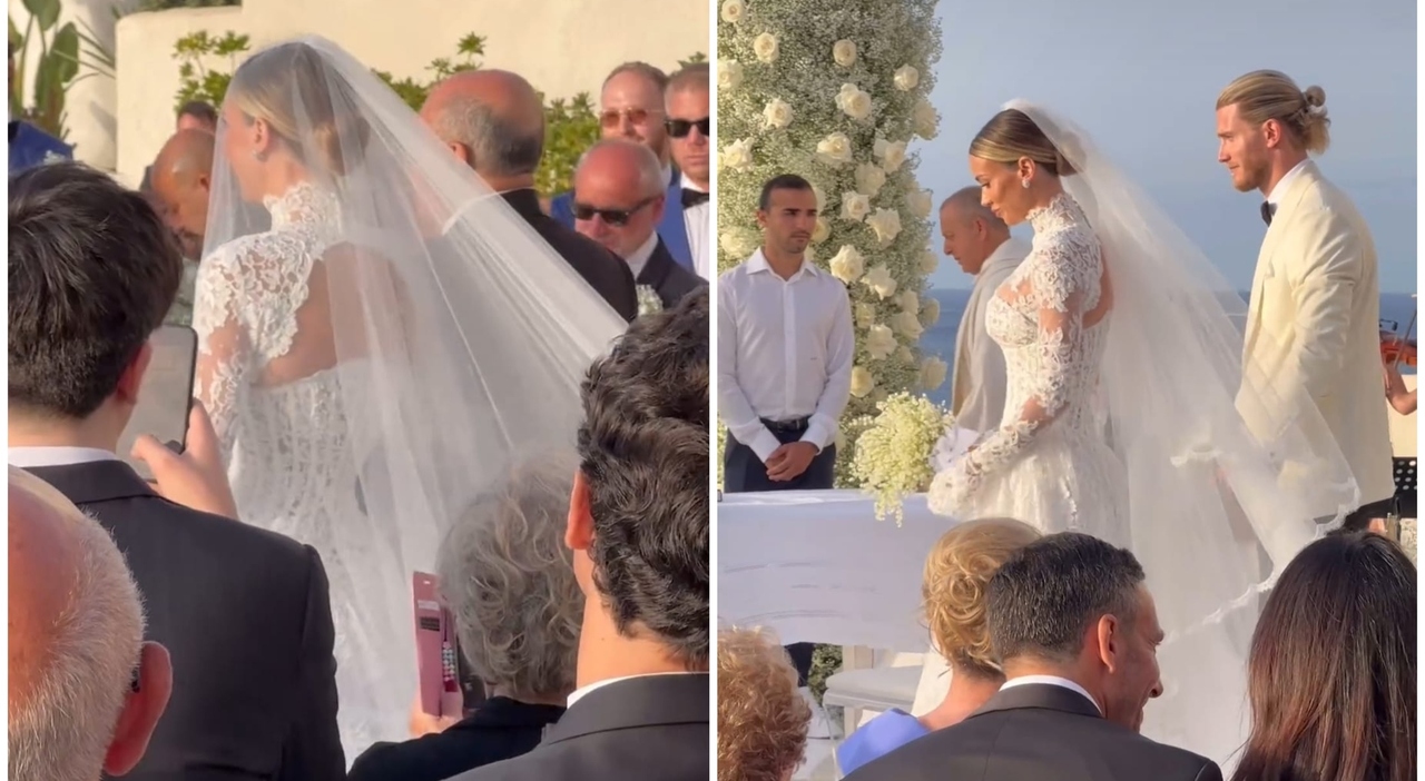 Diletta Leotta, l'abito da sposa svelato da Chiara Ferragni: la cerimonia da favola al tramonto ...
