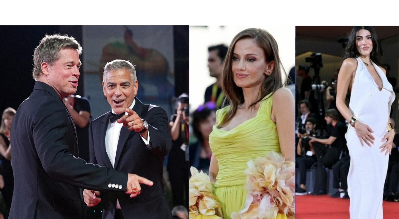 Venezia : Les Looks du Jour de Brad Pitt et George Clooney