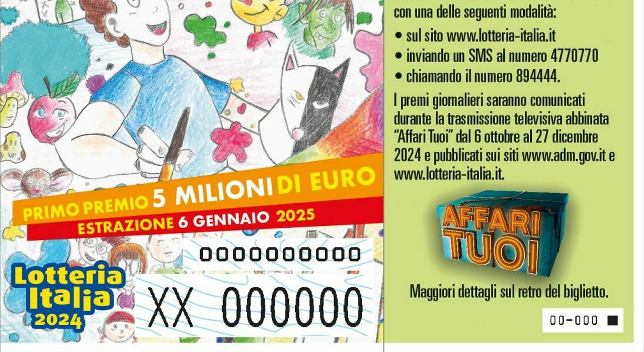 Lotteria Italia 2024, come funziona, i premi, quanto costano i biglietti, l'estrazione finale ...