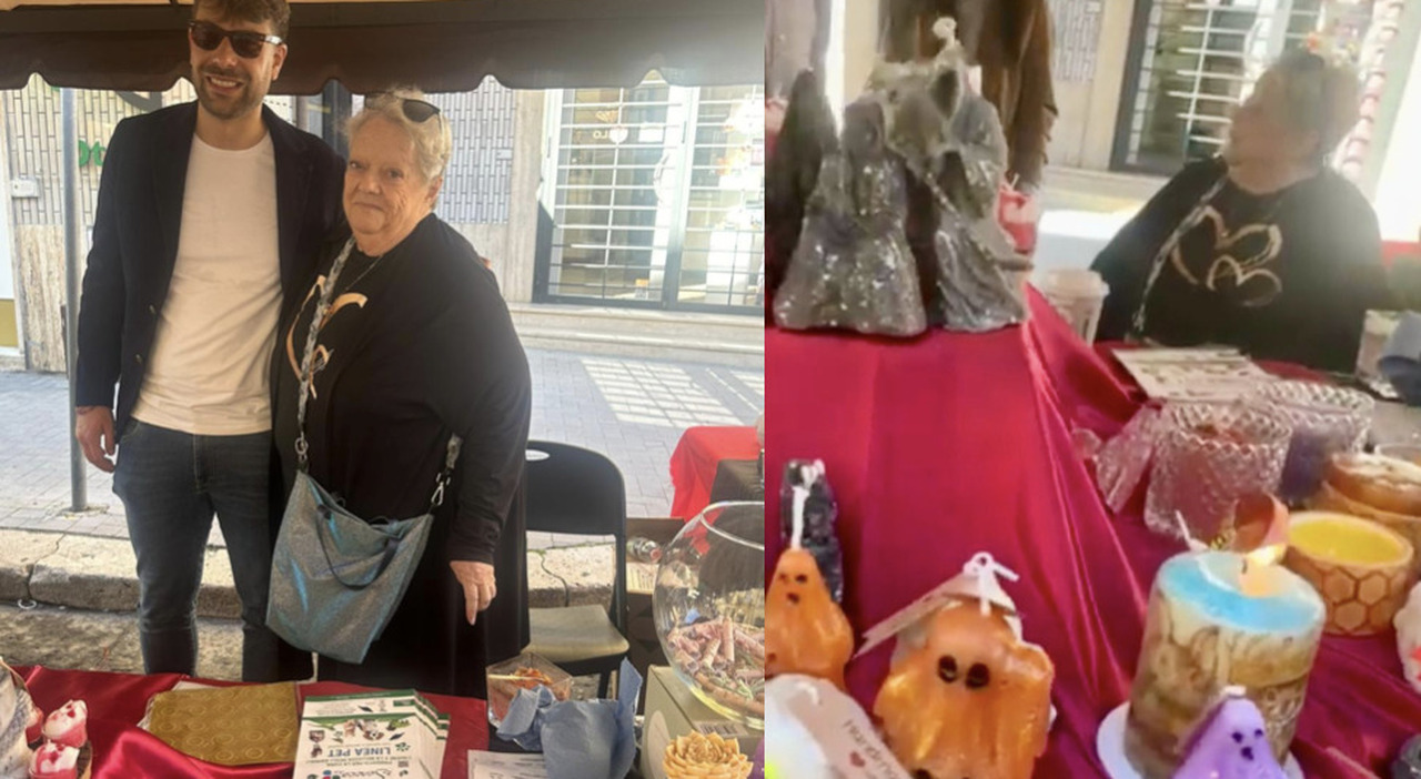 Giorgia Meloni, la mamma Anna Paratore vende le sue candele al mercato ...