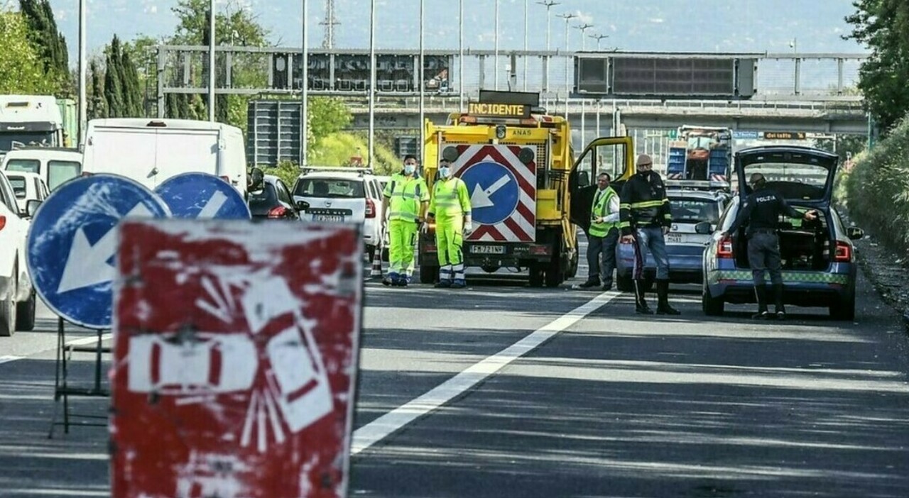 Accidente mortal en la noche en el Gran Círculo de Roma