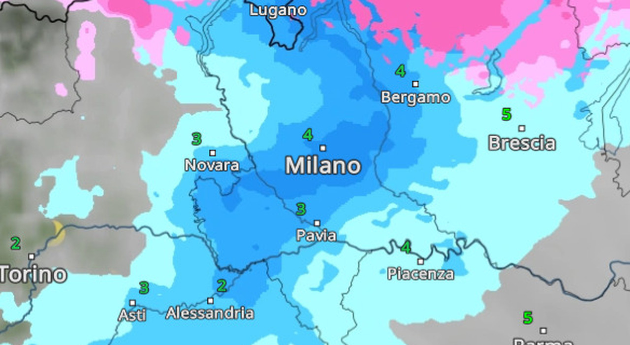 Weather Forecast for Milan: Mild Start to the Week, Cold Snap Expected ...