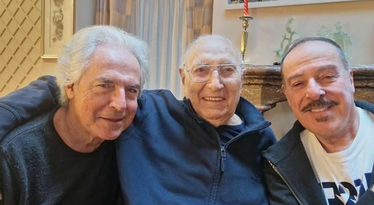 Pippo Baudo ricompare sui social, la foto con Tullio Solenghi e Massimo ...