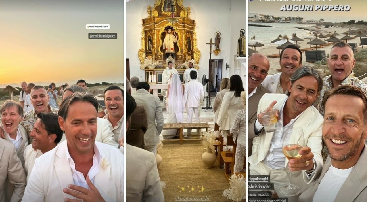 Matrimonio Pippo Inzaghi, le prime foto su Instagram: da Ambrosini a ...