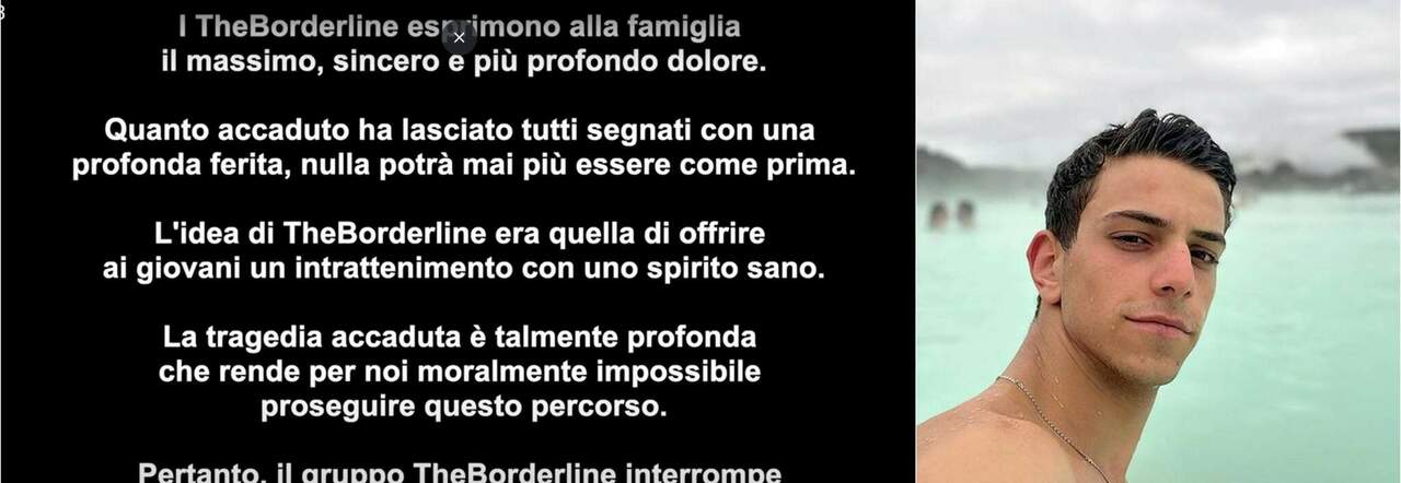 The Borderline chiudono la loro (folle) attività: «Profondo dolore, ora pensiamo solo a Manuel»