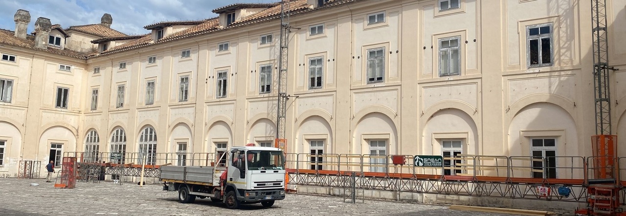 Belvedere di San Leucio a Caserta, partiti i lavori di recupero al sito ...