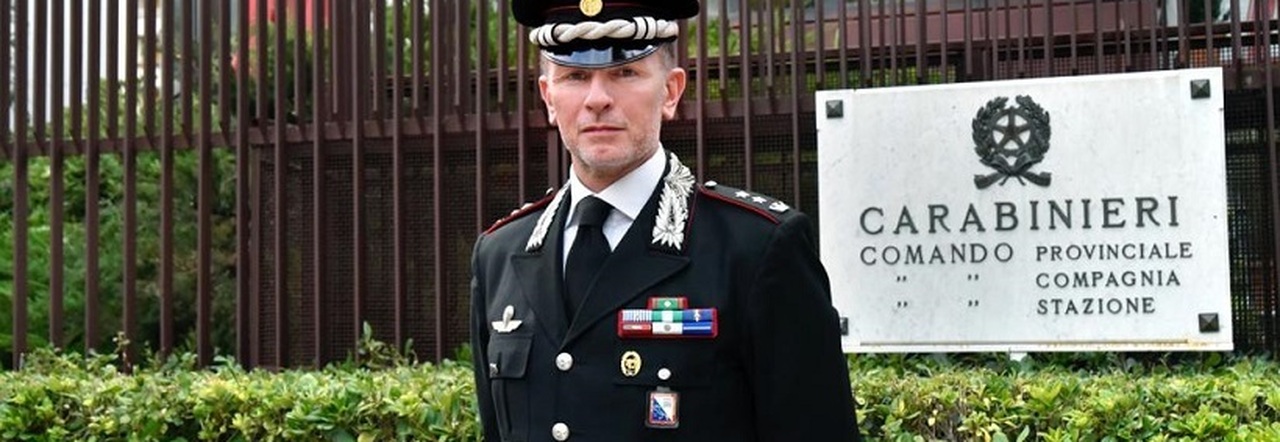 Il colonnello dei carabinieri Erich Fasolino a Salerno