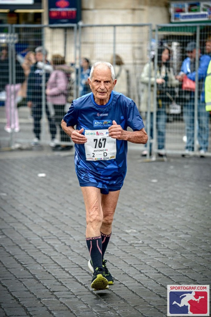 Antonio Rao, a 90 anni fa il record del mondo alla maratona di Roma