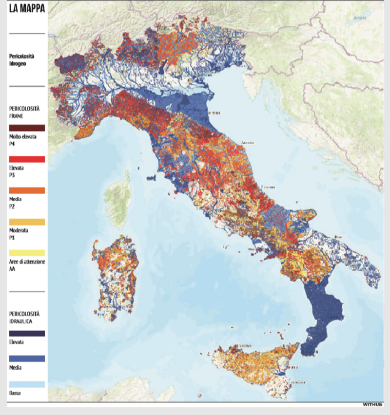 Dissesto idrogeologico, Campania terza: e c'è anche il rischio sismico ...